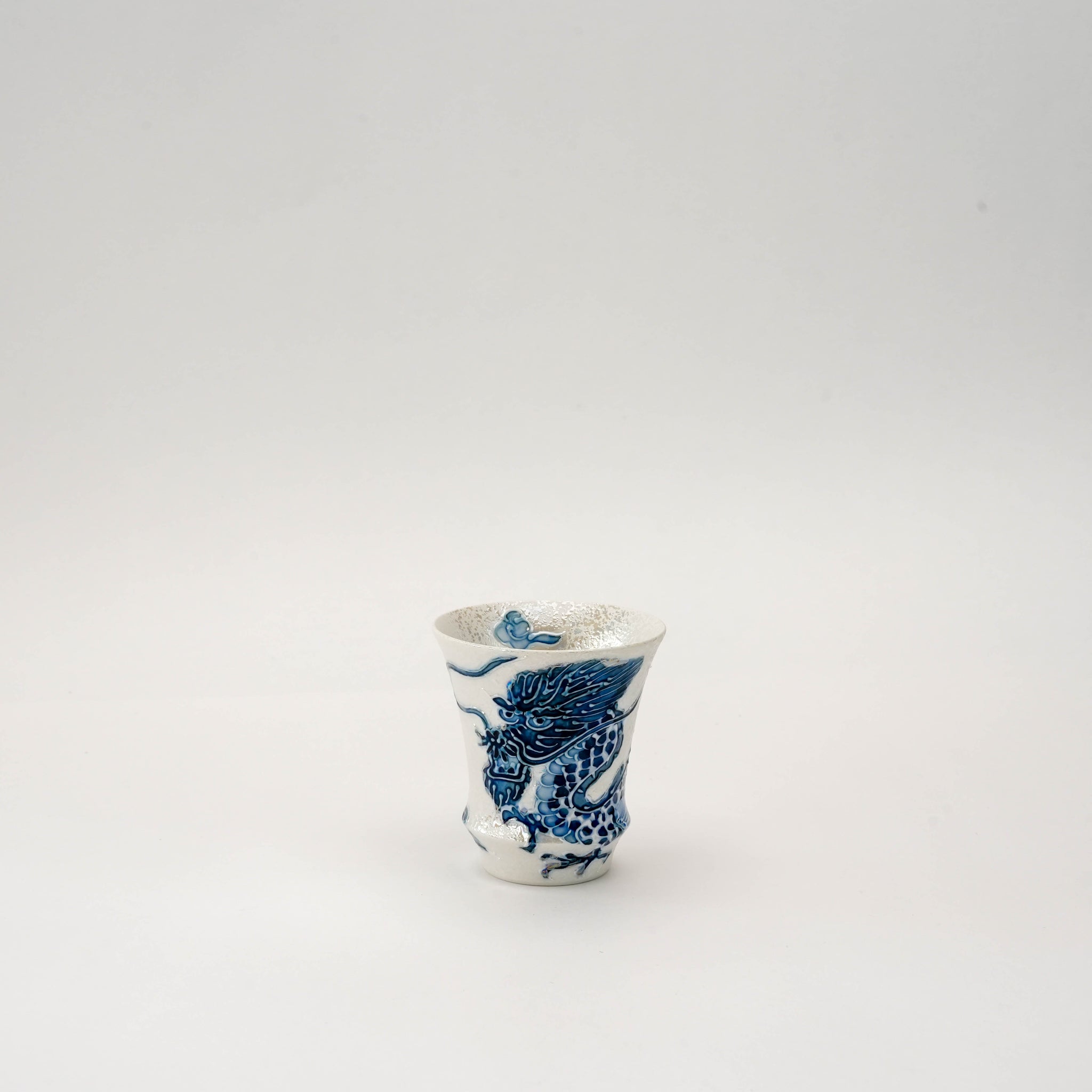 Water Dragon Sake Glass - Artisan's Collection | Porcelain Design